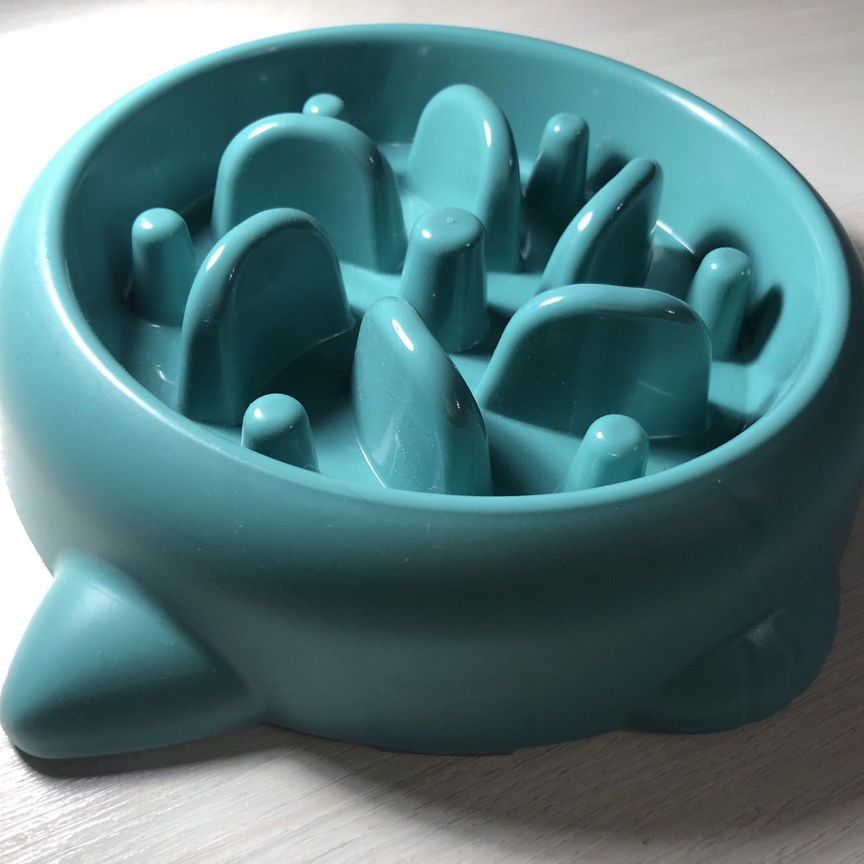 Миска для кошек, собак, для медленного приема пищи