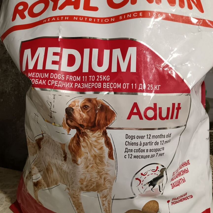 Корм для собак royal canin medium adult