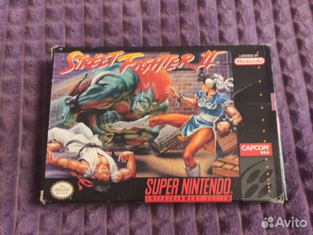 Street Fighter II snes usa купить в Москве | Электроника | Авито