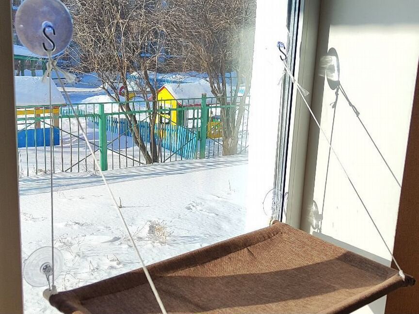 Гамак для кошек на окно