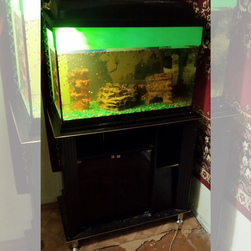 Аквариум с тумбой