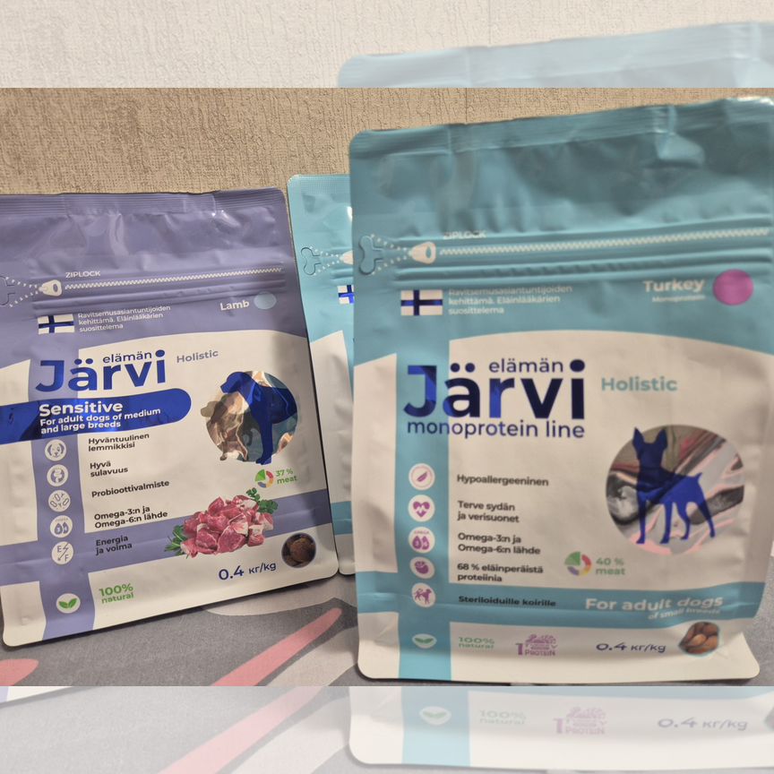 Корм для собак jarvi