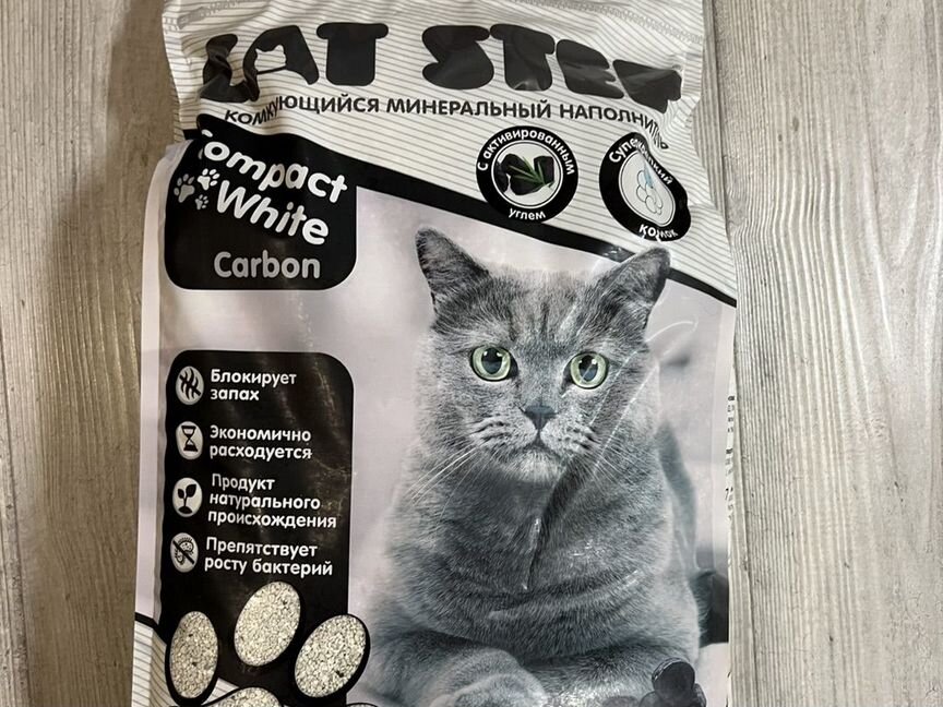 Наполнитель для кошачьего туалета cat step 10л