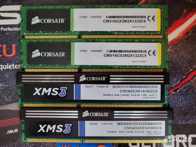 Оперативная память Corsair Ddr3 купить в Москве Электроника Авито