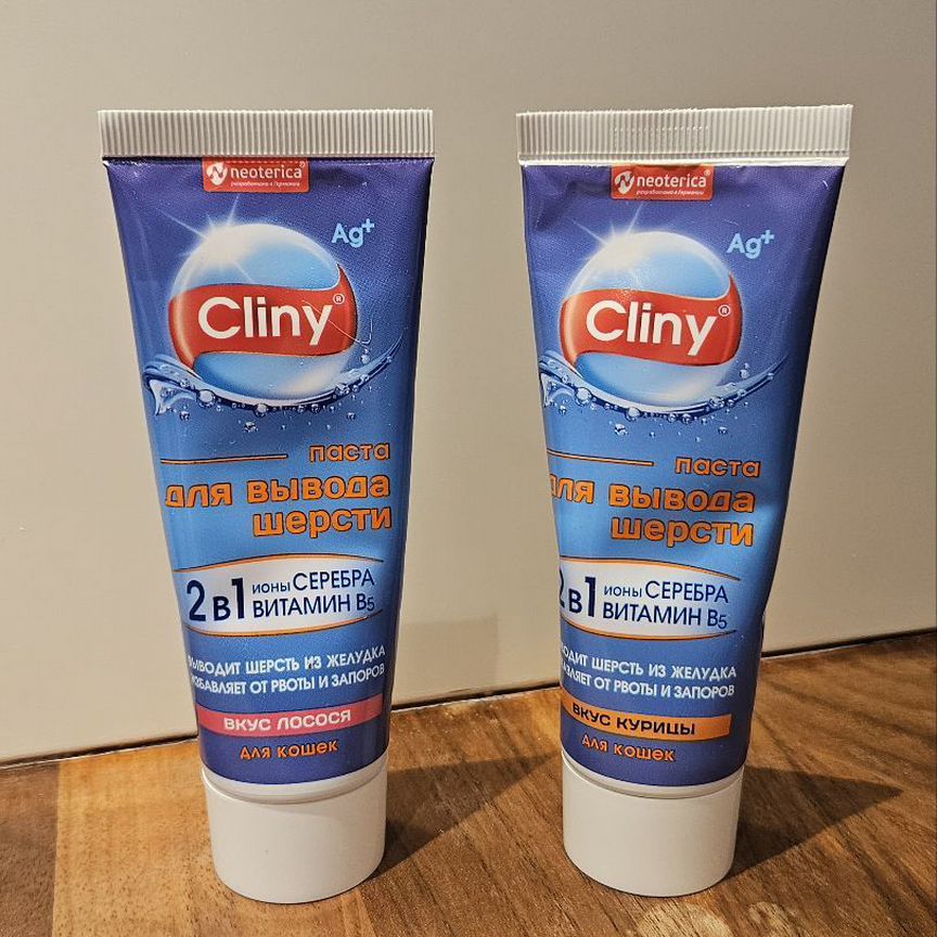 Паста для вывода шерсти для кошек/хорьков cliny