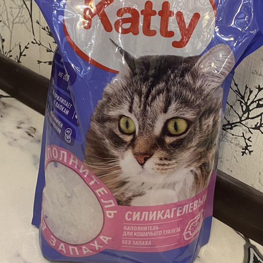 Кошачий наполнитель Katty. Запечатанный