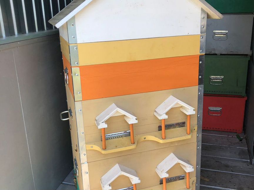 Улей для пчел лежак