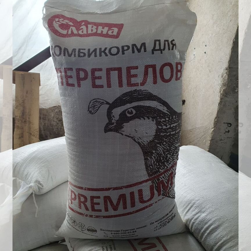 Комбикорм для взрослых перепелов