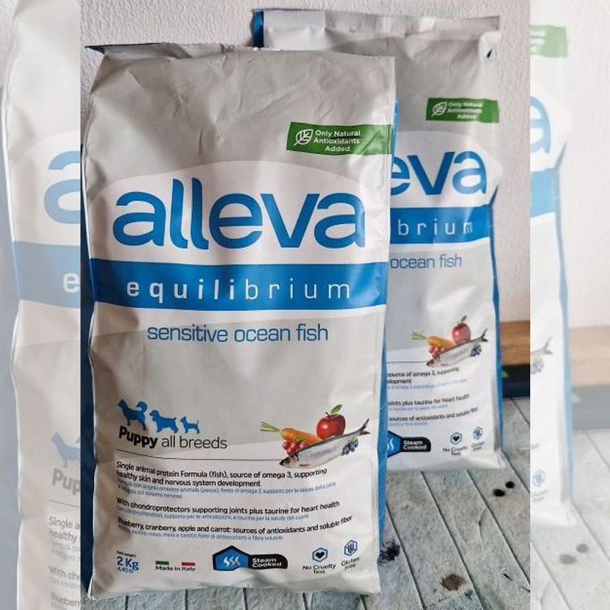 Корм для щенков alleva 2кг