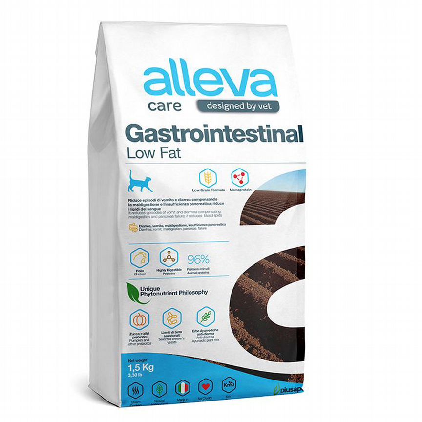Корм Alleva gastrointestinal для кошек