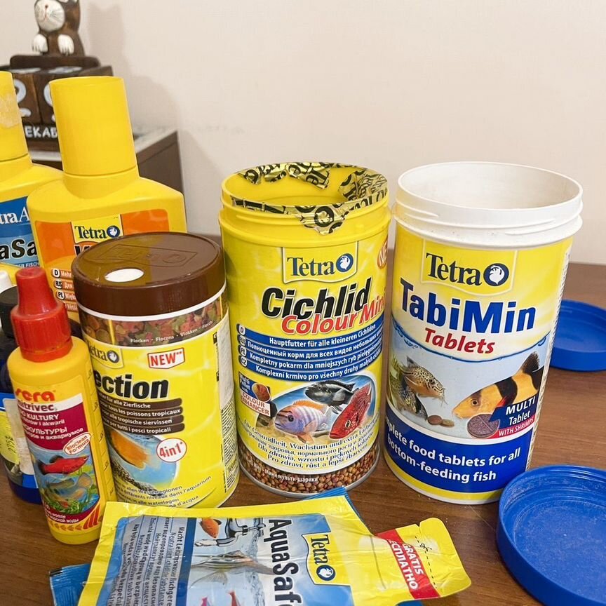 Корм для аквариумных рыб тетра