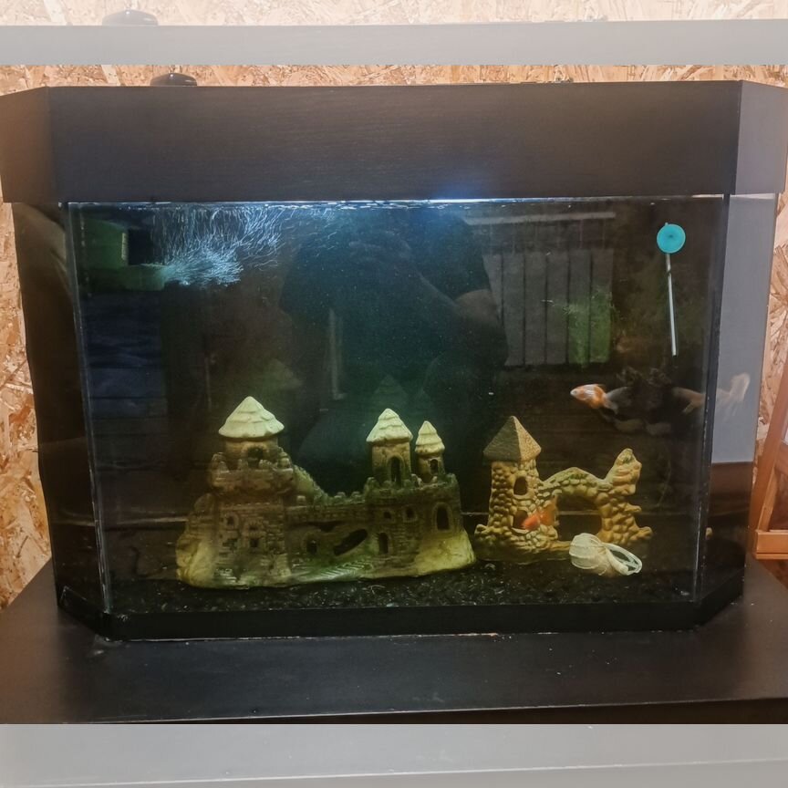 Аквариум с рыбками готовый 150л