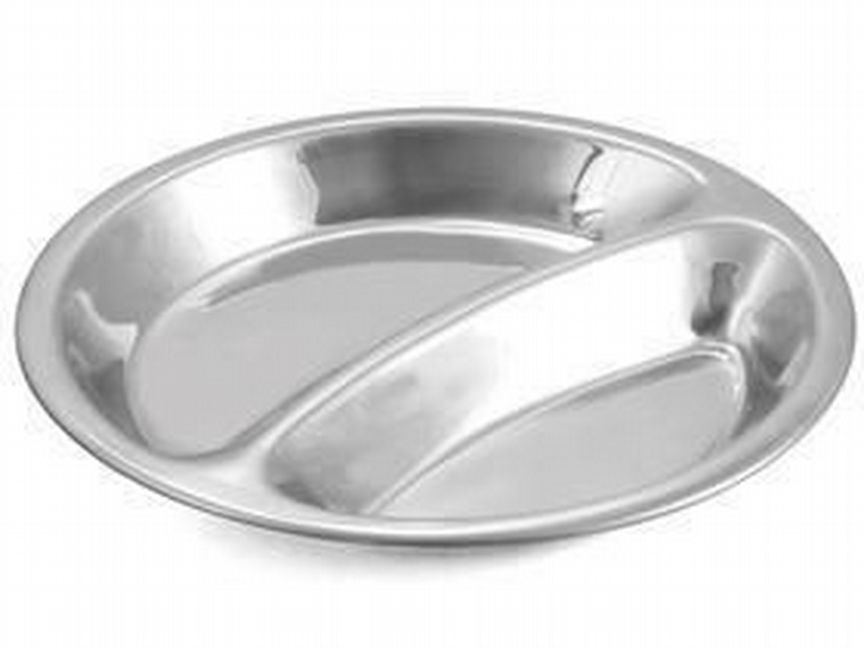 Миска-блюдце 1721 металлическая на резинке утяжеле