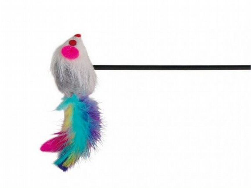 Trixie игрушка для кошки "Удочка-дразнилка с