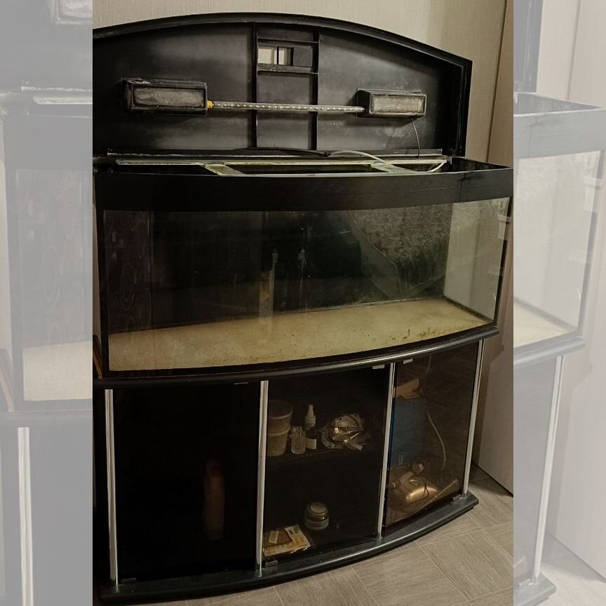 Аквариум 250 литров с тумбой