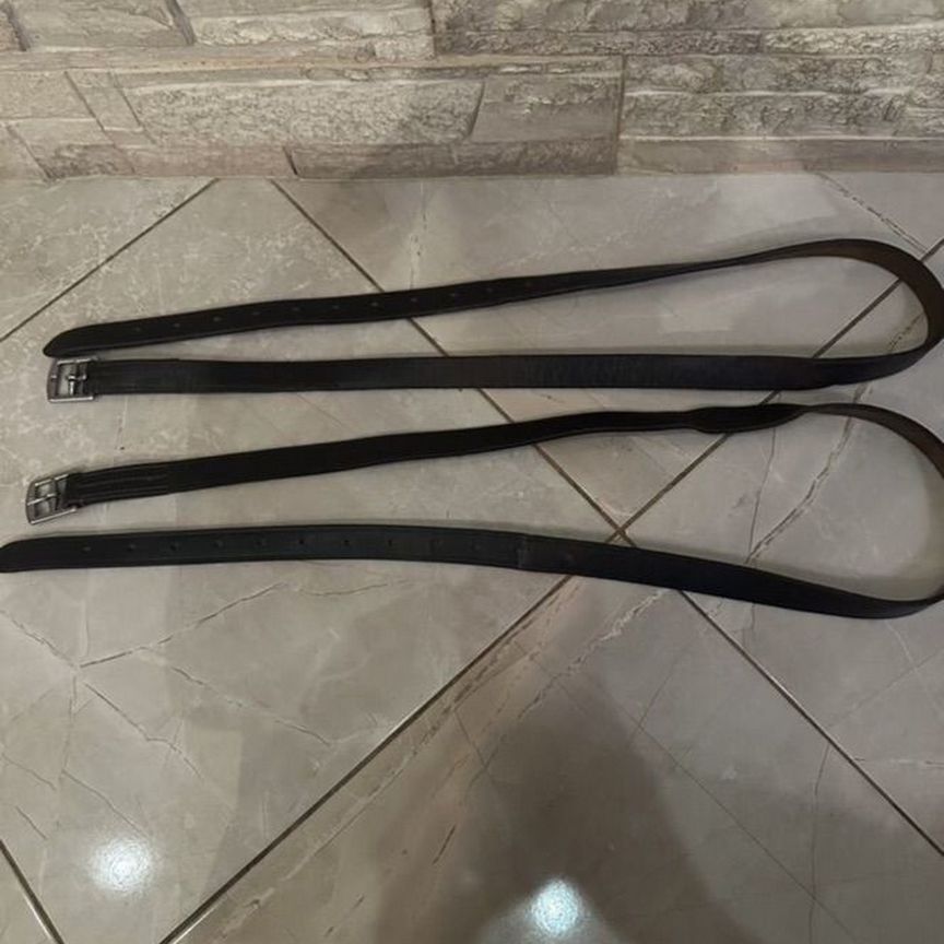 Путлища коричневые для лошади