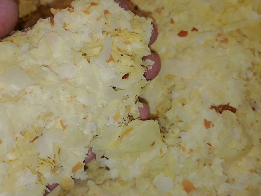 Картофельные хлопья на корм животным