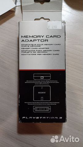 Memory card adaptor (sony ps3) купить в Москве | Электроника | Авито