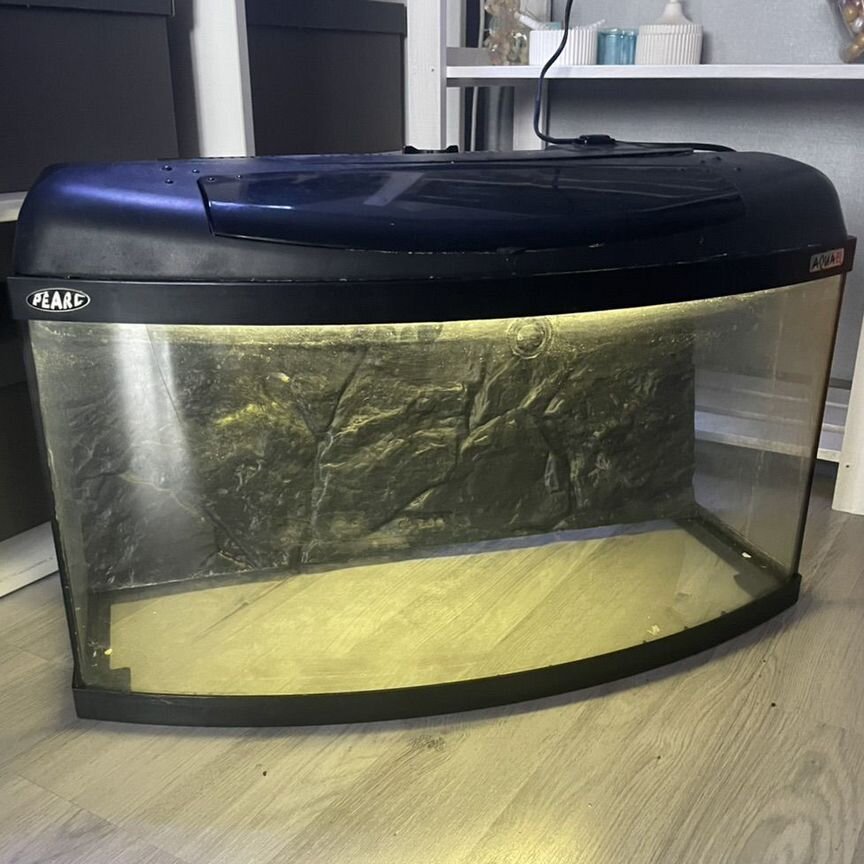 Аквариум 60л,фильтр, грунт, декор