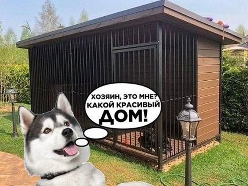 Вольер для собак уличный