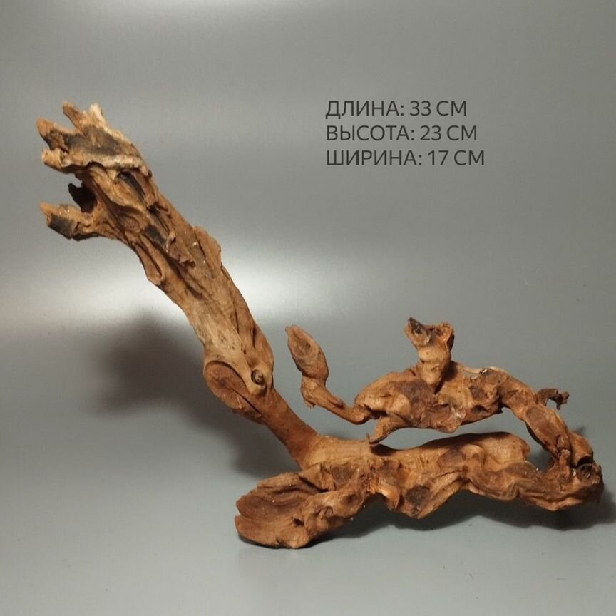 Коряга мангровая для аквариума 33*17*23 вк50