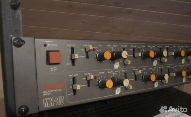 Tascam MX-80 рэковый пульт 8 каналов made in Japan купить в Москве ...