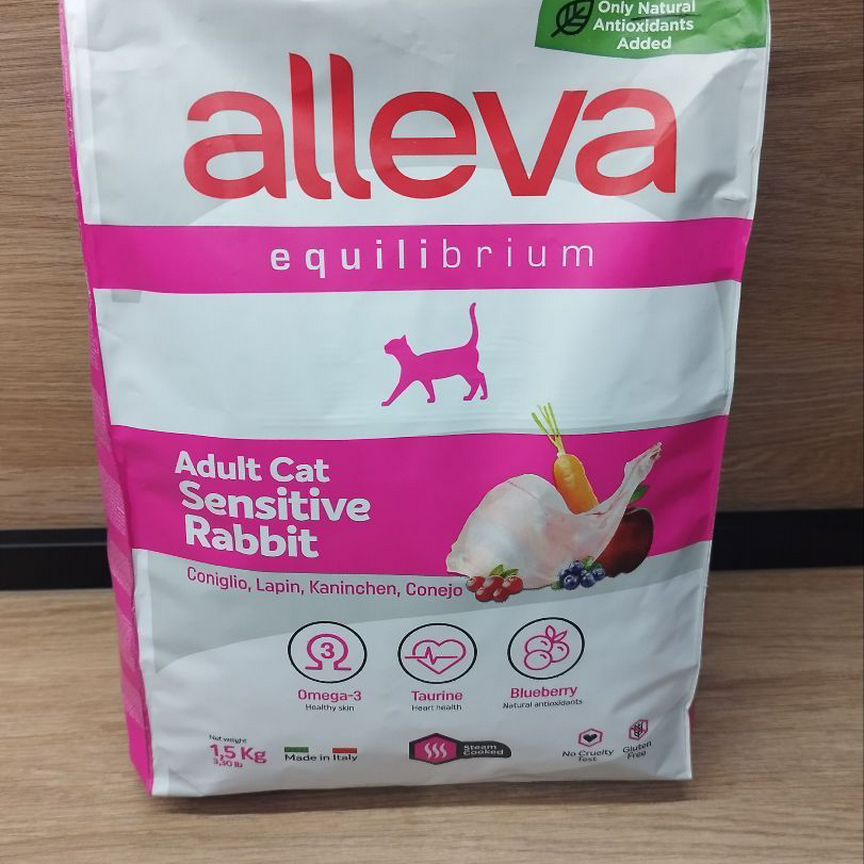Alleva Eguilibrium Sensitive Сухой корм 1.5 кг
