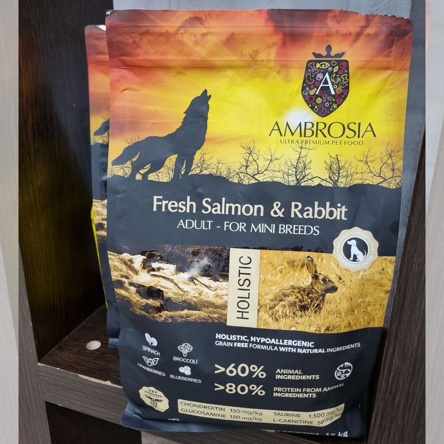 Корм для собак Ambrosia Adult Mini Breeds