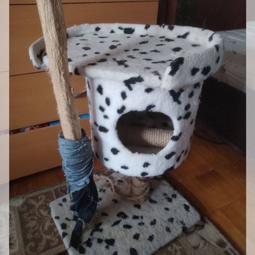 Когтеточка с домиком бу