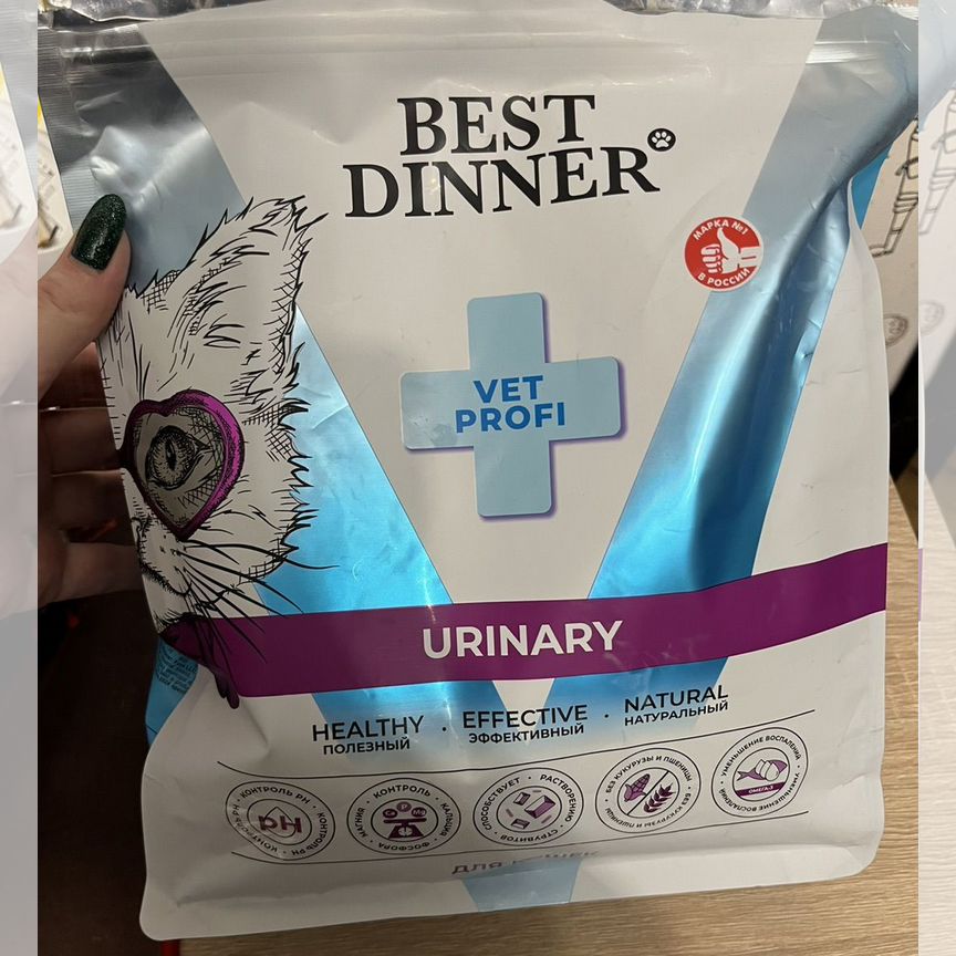 Корм для кошек urinary best dinner
