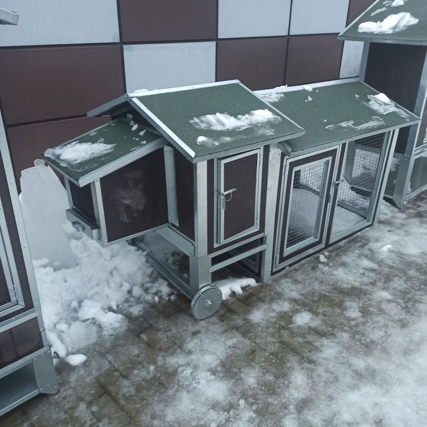 Утеплённый домик для кур