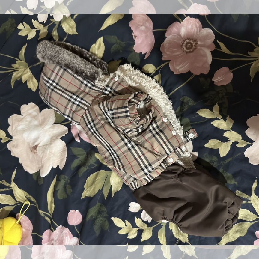 Зимний комбинезон для маленькой собаки М