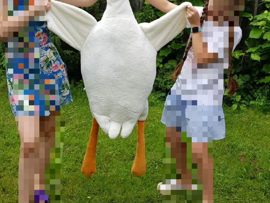 Гусь обнимусь 160см белый