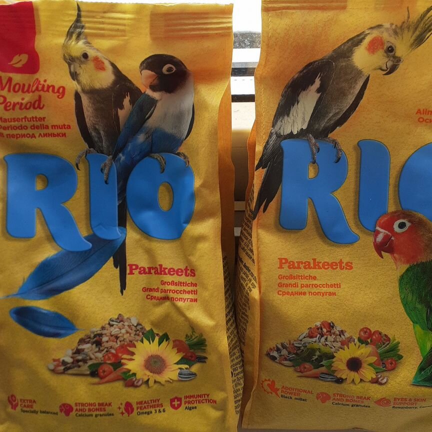 Корм для попугаев rio 0,5кг