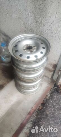 Штампованные диски r14 4x100 цена за комплект купить в Красном Селе | Авито