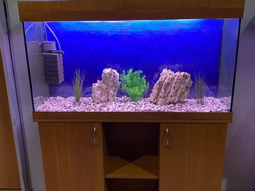 Аквариум на тумбе-135л