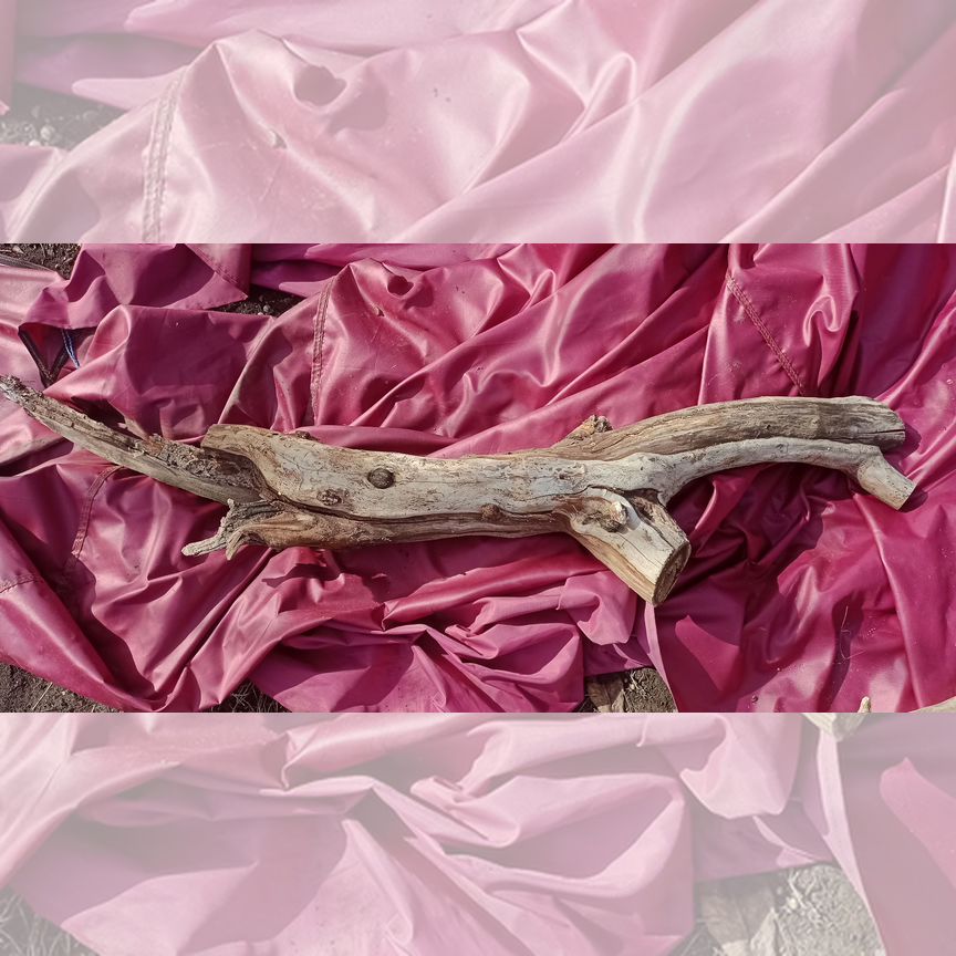 Красивейшая коряга с природными узорами