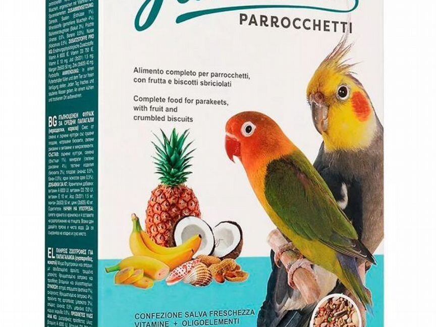 Корм для попугаев средних