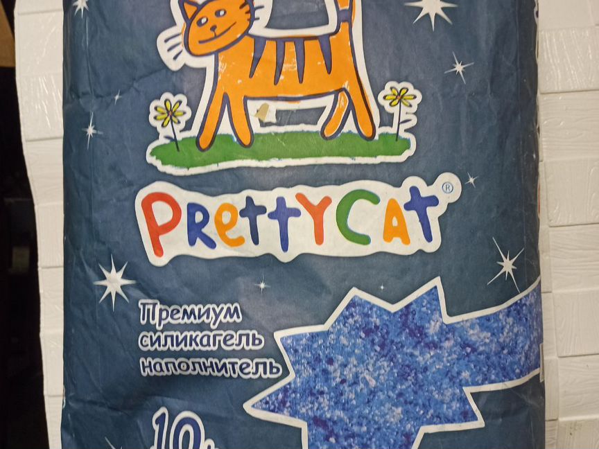 Наполнитель для туалета prettycat силикагелевый