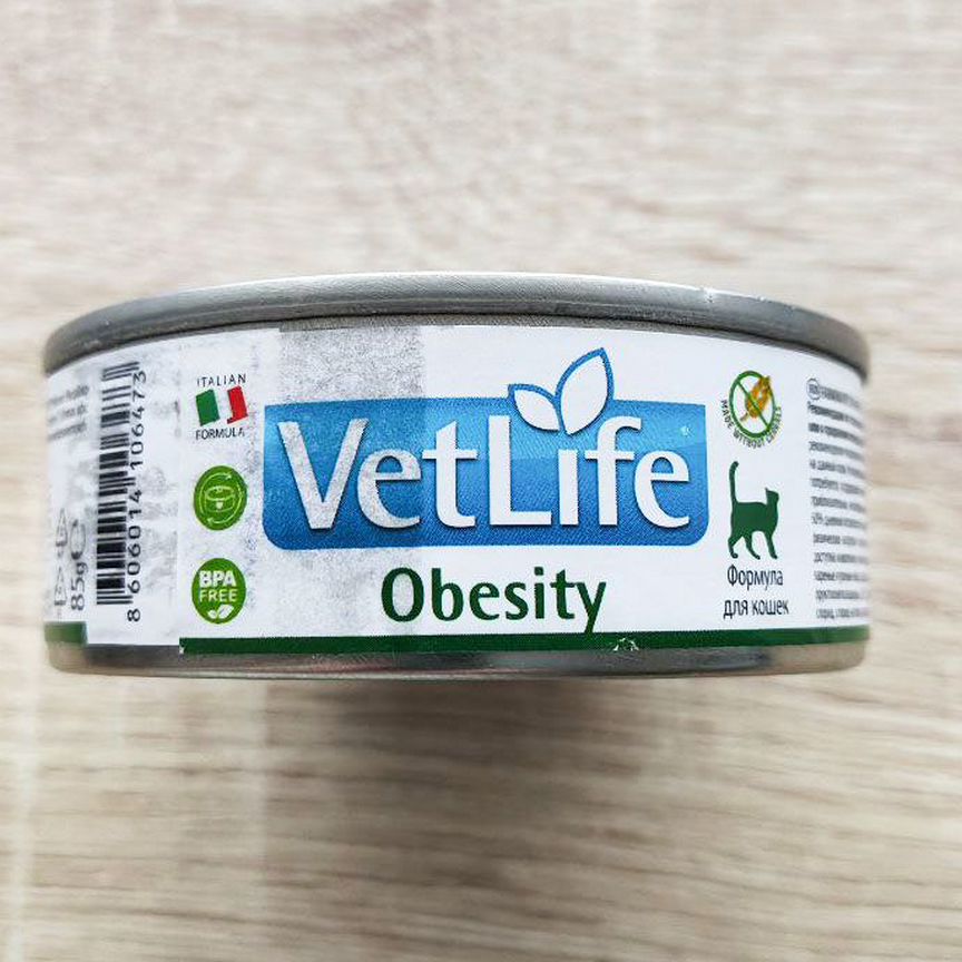 Влажный корм Farmina Vet Life Cat Obesity (паштет)