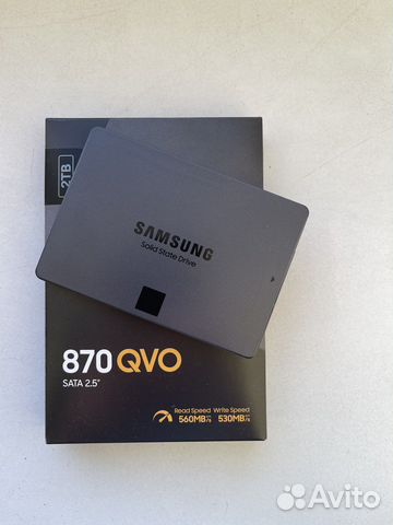SSD Samsung 870 QVO 2TB купить в Санкт-Петербурге | Электроника | Авито