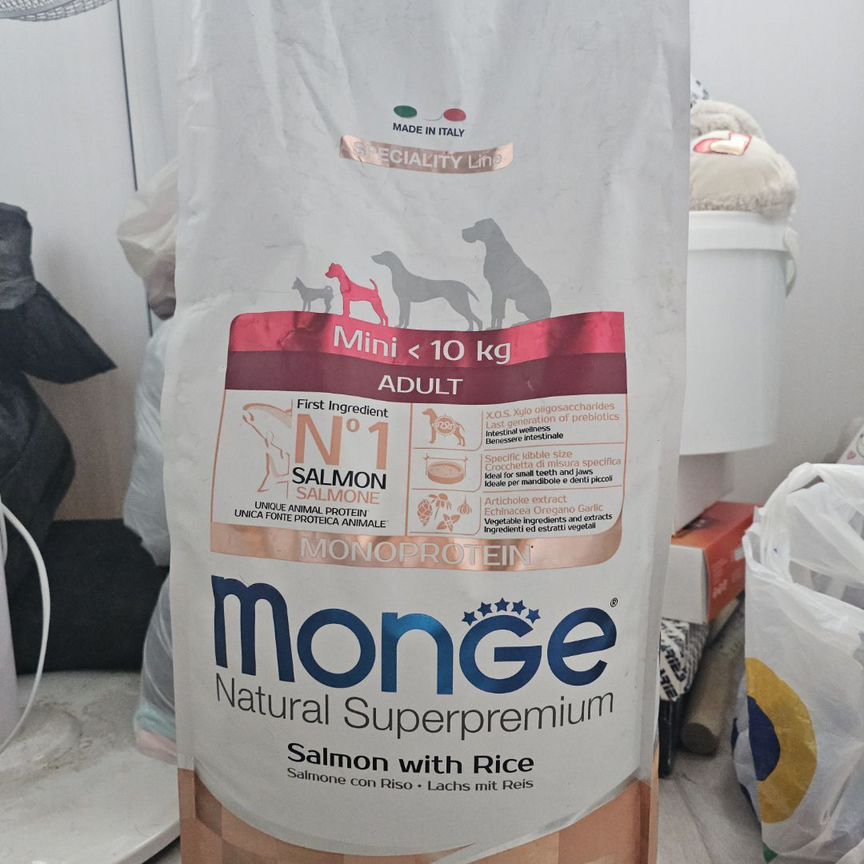 Корм для собак monge монопротеин для мелких пород