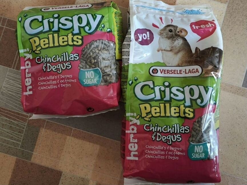 Корм для шиншилл Versele-Laga Crispy Pellets