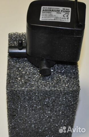 Губка-фильтр для аквариума 85x85x120мм