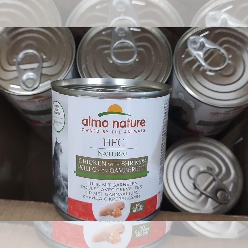 Almo nature HFC Natural для кошек (9 банок)