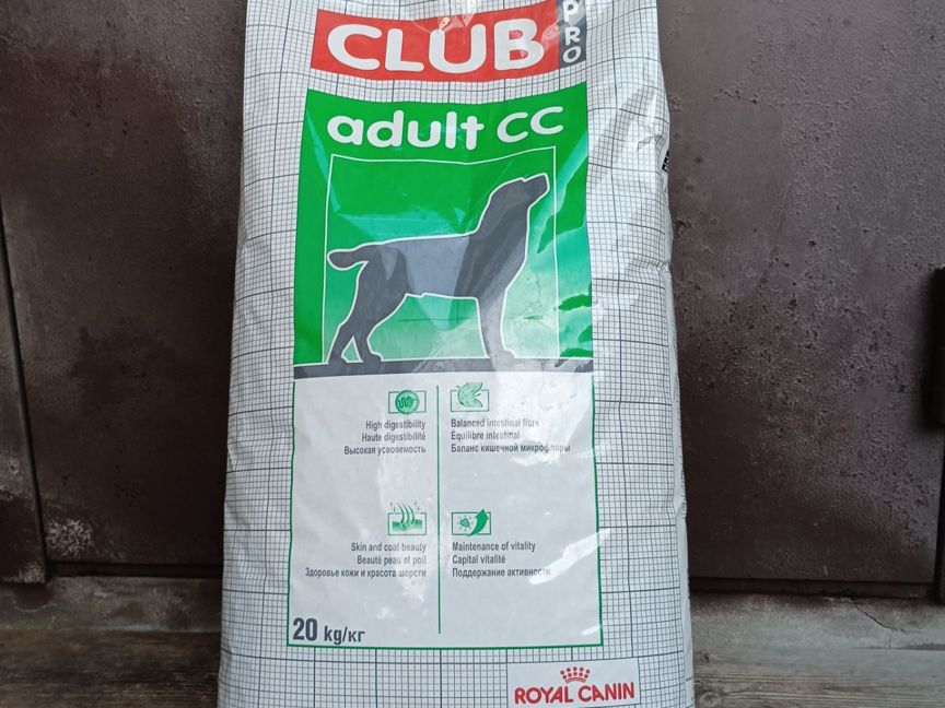 Корм для собак royal canin club adult cc
