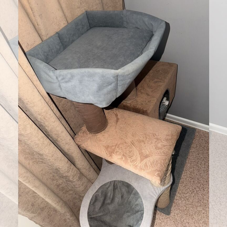 Домик для кошки с когтеточкой бу