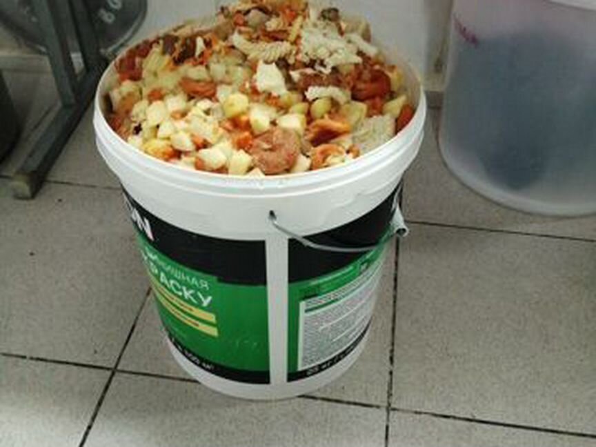 Пищевые отходы столовой, пищеблока