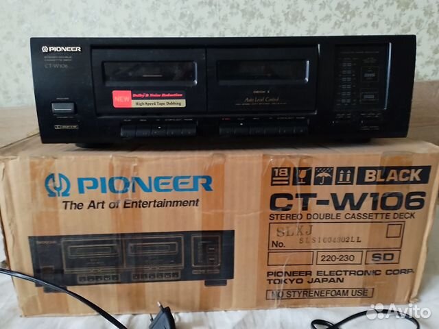 Кассетная дека pioneer ct-w106 новая купить в Санкт-Петербурге ...
