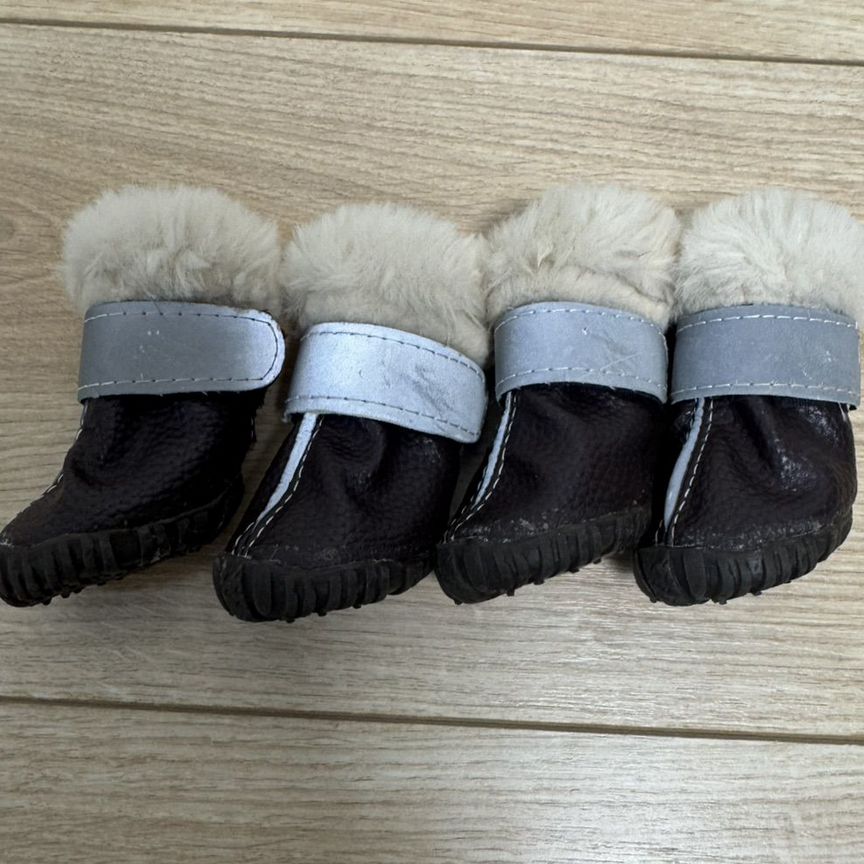 Ботинки зимние для собак